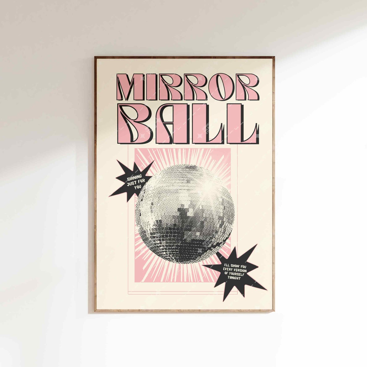 Taylor Mirror Ball Poster – Honey Island Studio