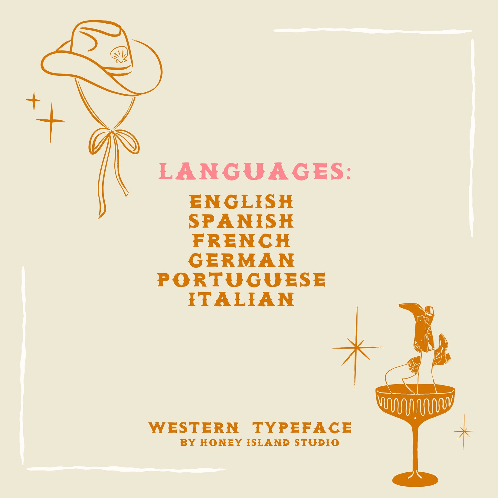 Howdy Honey Western Handwritten Font – Honey Island Studio