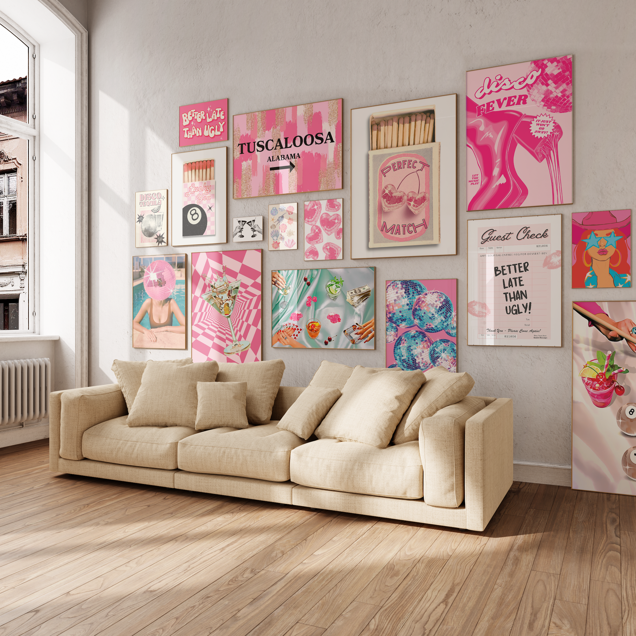 Preppy Dorm Decor & Trendy Wall Art | Honey Island Studio