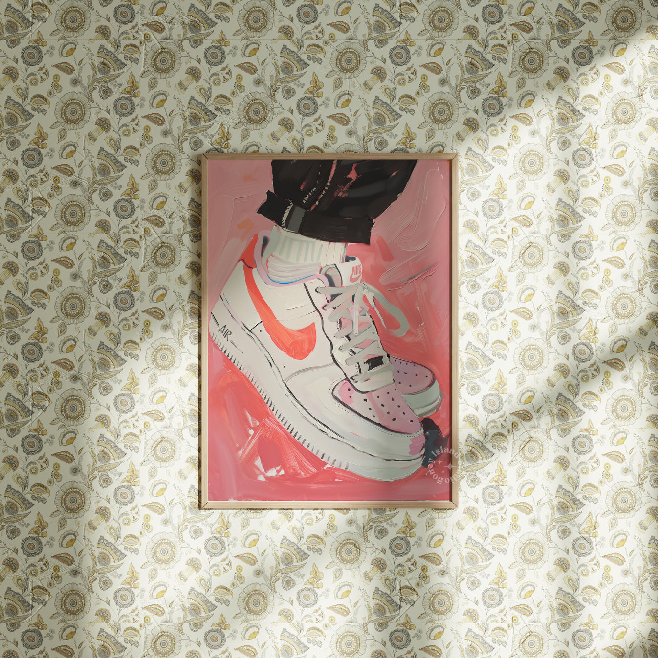 Trendy Sneaker Wall Art Poster – Honey Island Studio