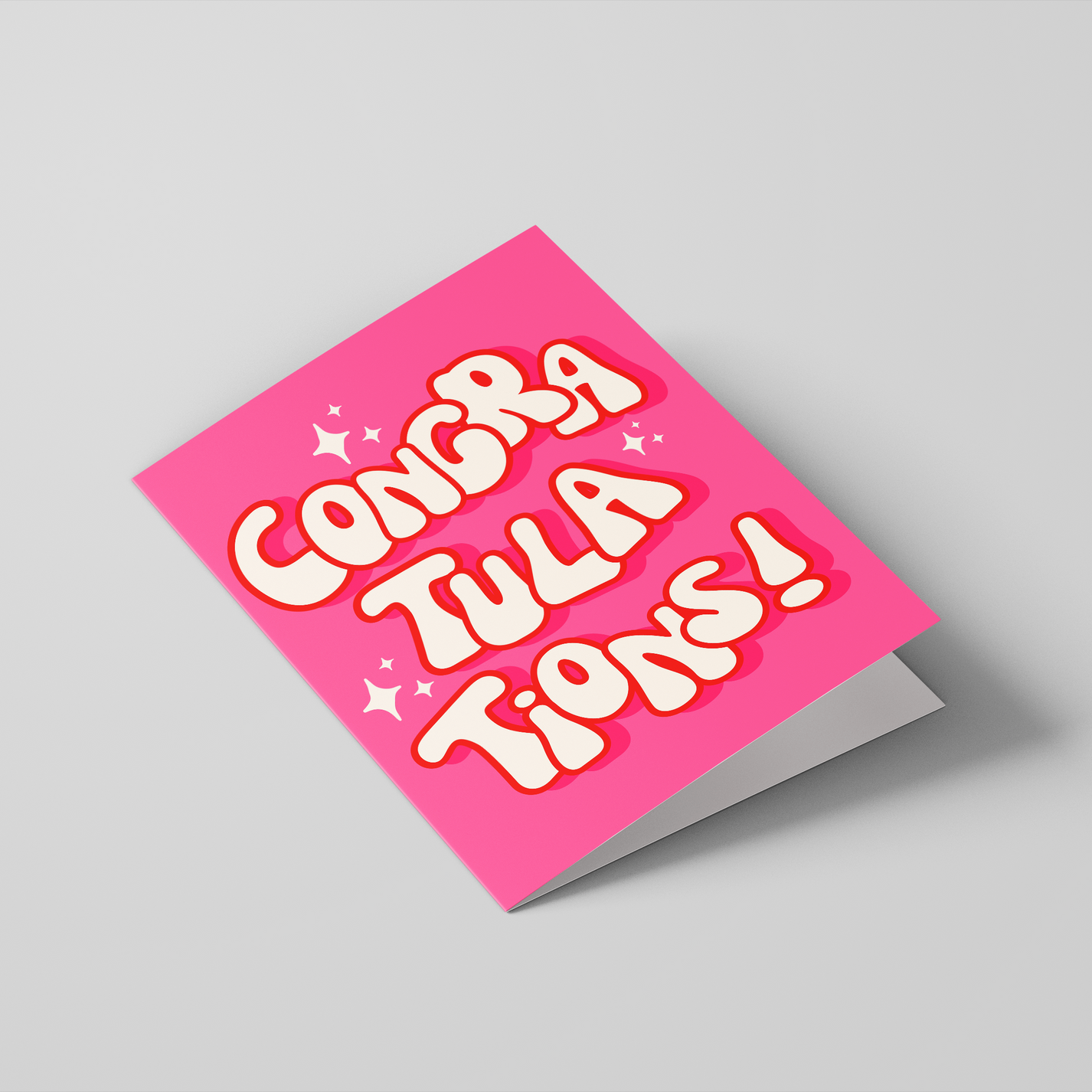 Congratulations Greeting Card Funky Pack of 10 Greeting Cards – Honey ...